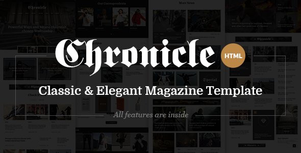Chronicle - Premium News and Magazine HTML5 Template by theemon | ThemeForest
